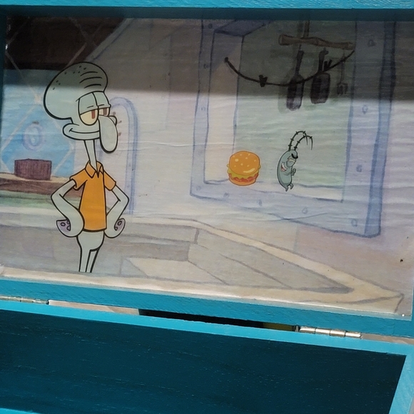 Storage & Organization | Spongebob Mr Krab Krusty Krab Wood Box Stash ...